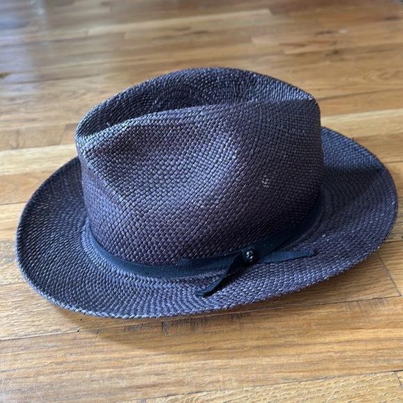 The Kooples | Accessories | The Kooples X Art Comes First Black Straw Fedora | Poshmark